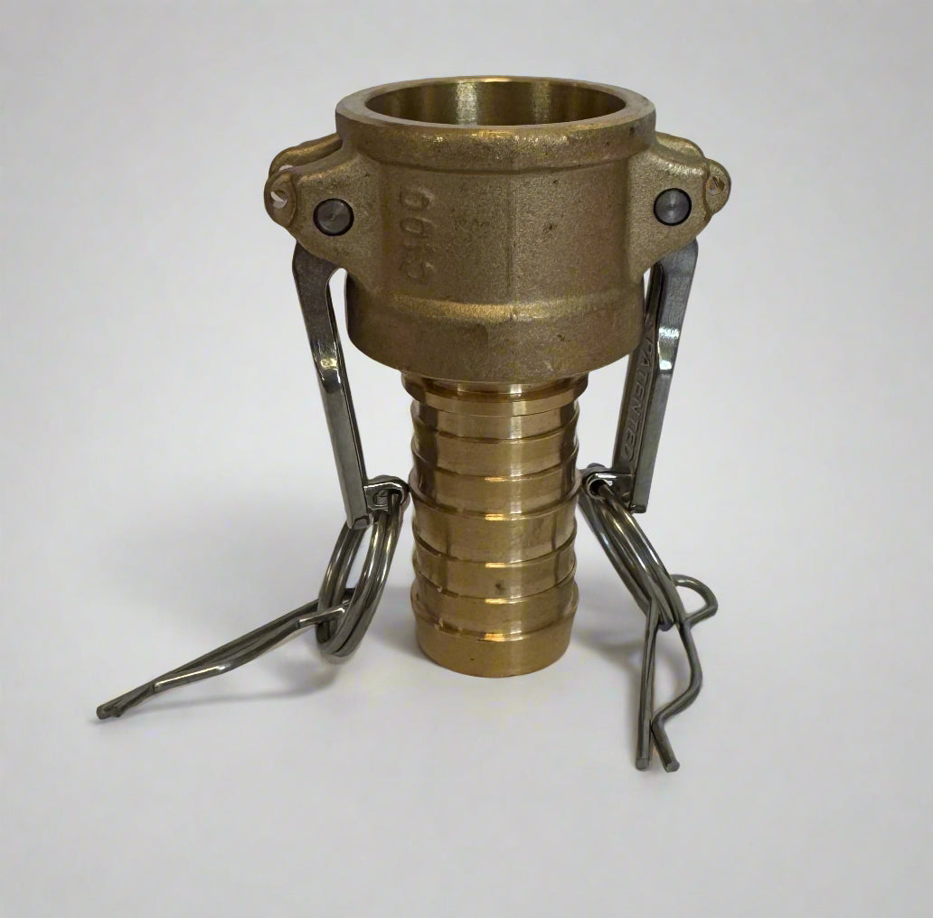Brass Type C Multi Serrated Hosetail Camlock Coupling – Century Hose ...