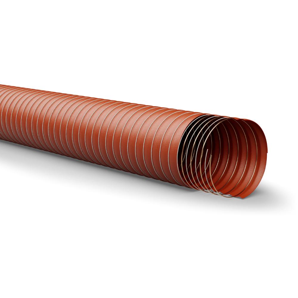 Vulcan Red Silicone 1 Ply High-Temp Ducting +300°C – Century Hose ...